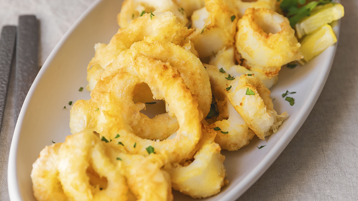 Calamares a la andaluza en Olla GM - Recetas Cecotec Mambo · Cecofry