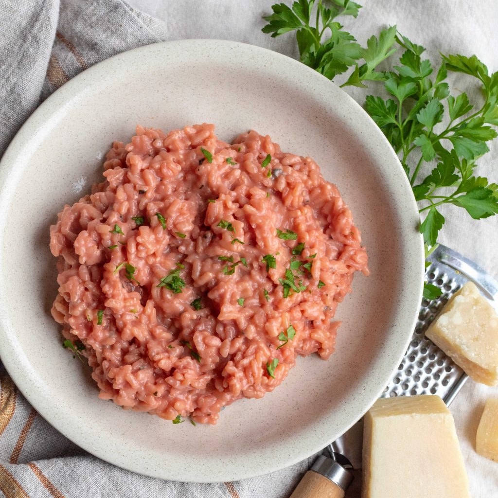 Risotto rosa en Mambo - Recetas Cecotec Mambo · Cecofry
