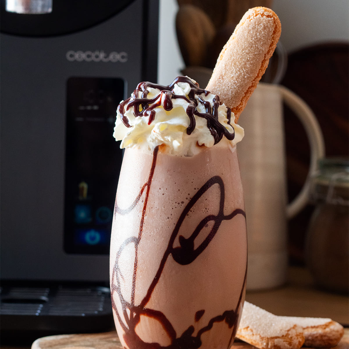 Batido de chocolate en la Twist&Ice - Recetas Cecotec Mambo · Cecofry