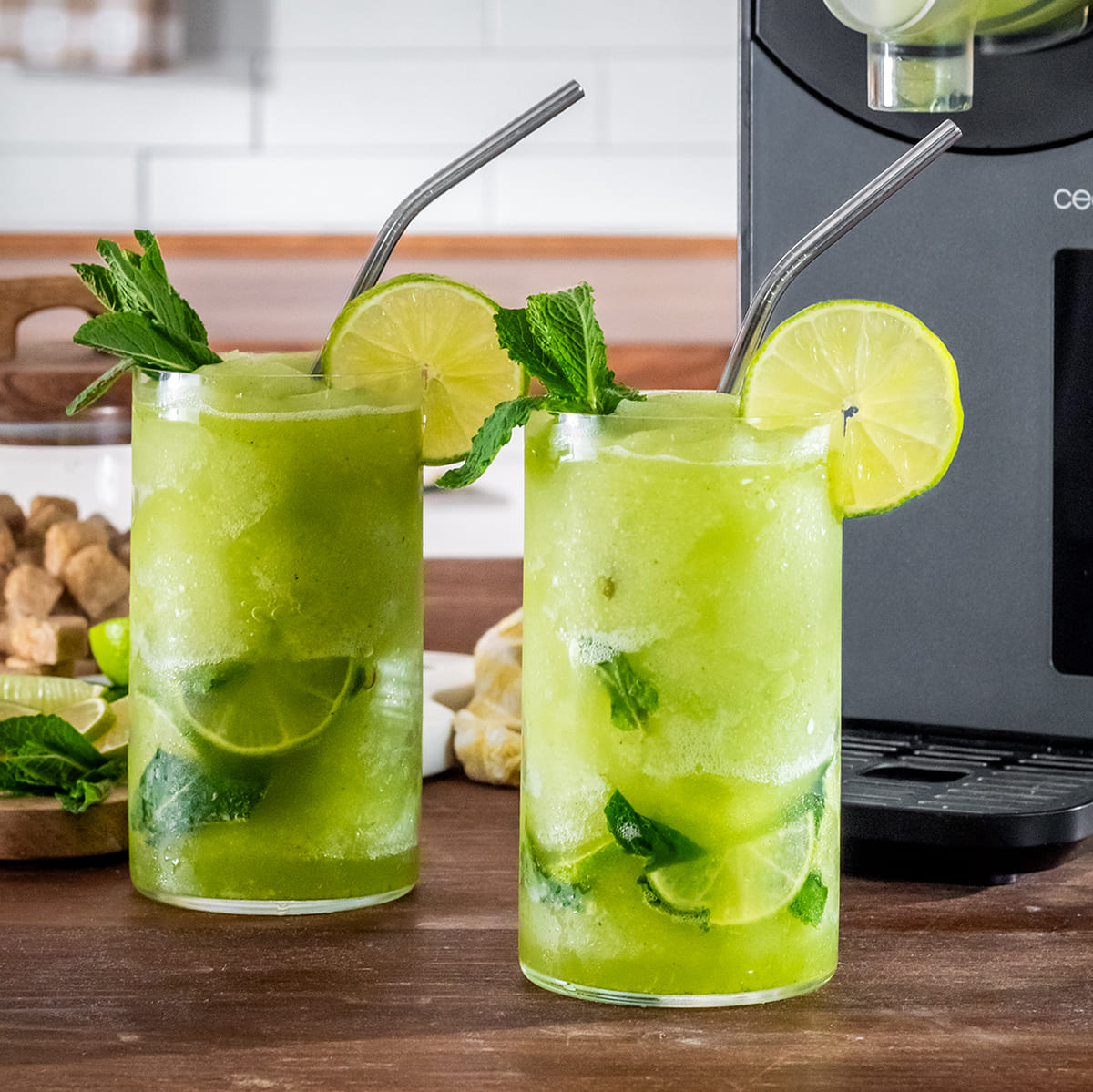 Mojito en Twist&Ice - Recetas Cecotec Mambo · Cecofry