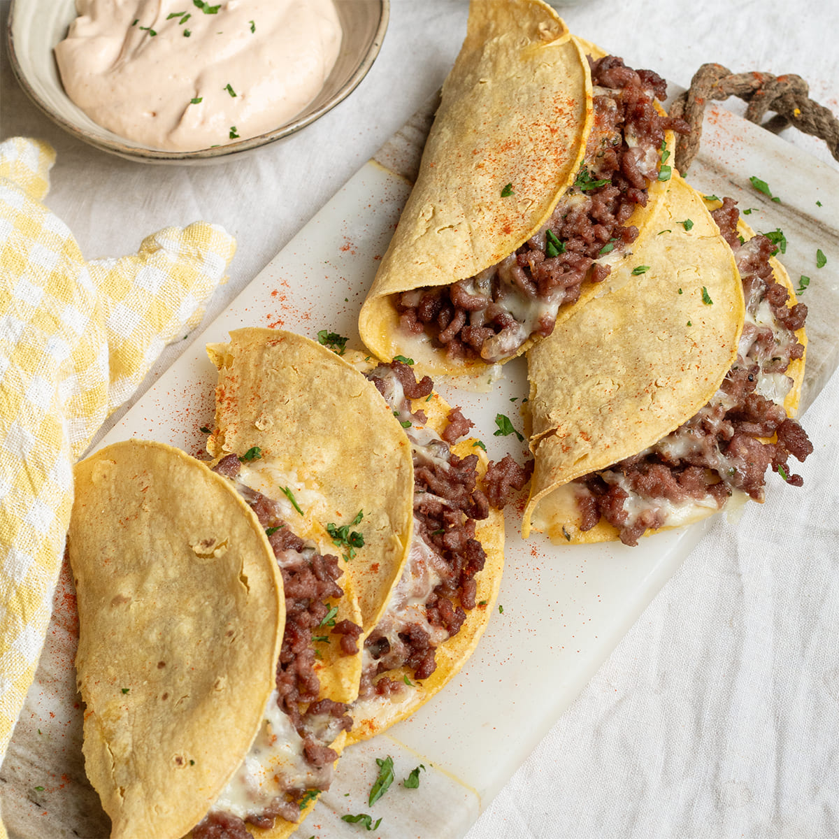 Big Mac tacos en Cecofry - Recetas Cecotec Mambo · Cecofry